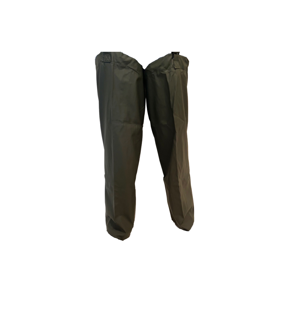 PVC and Nylon Leggings in Green – PAWPRINT